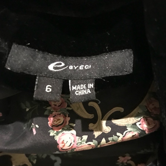 ECI | Jackets & Coats | E By Eci Velvet Dressy Jacket | Poshmark